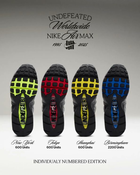 UNDEFEATED × NIKE AIR MAX 95 “Fire Red” の最新情報を随時更新 - Yakkun ...