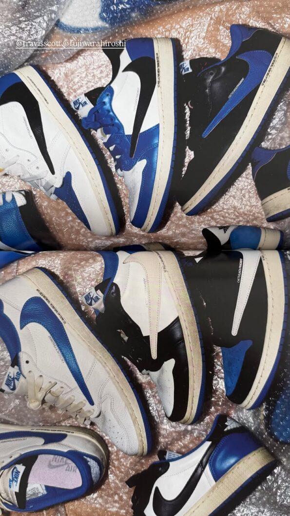 藤原ヒロシ の QUIET Magazine にて Travis Scott × fragment design × NIKE AIR ...